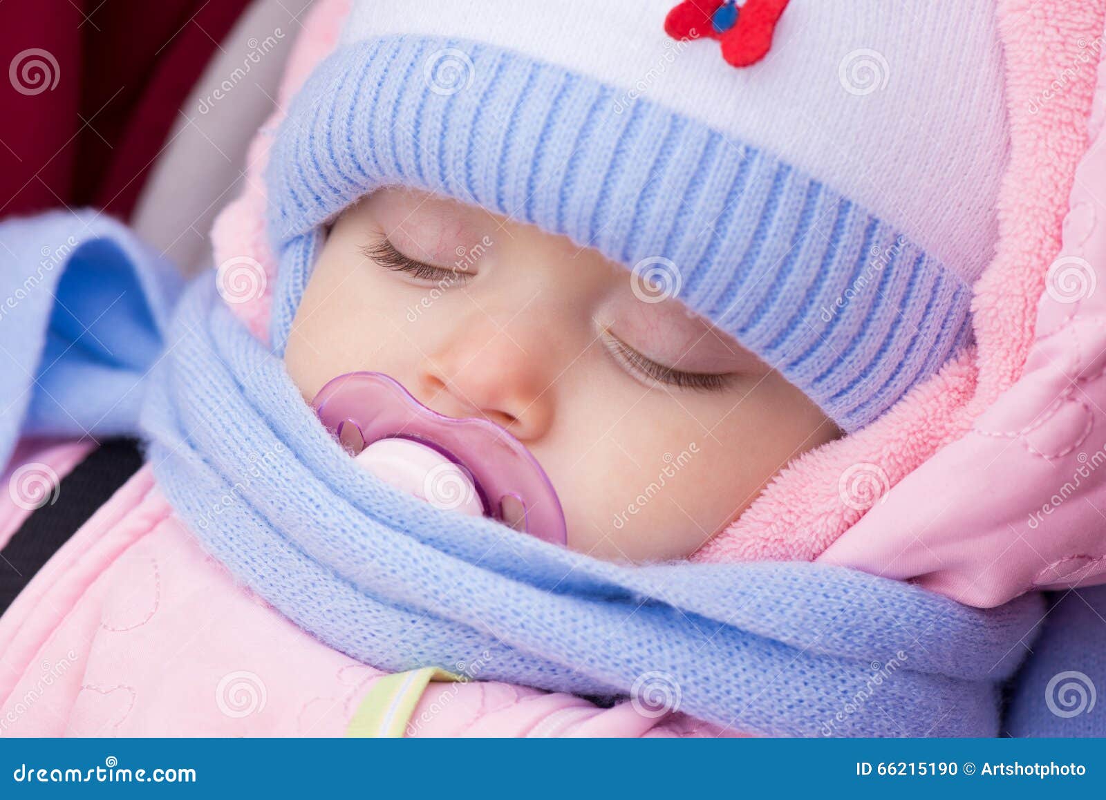 Baby sleeping outdoor stock photo. Image of daughter - 66215190