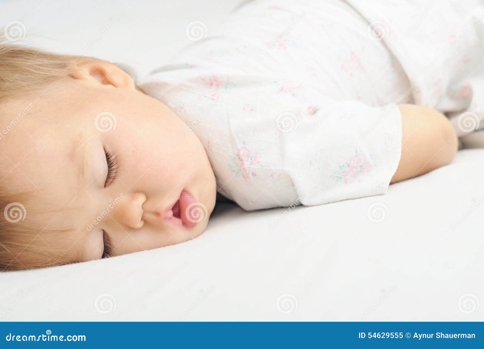 Baby sleeping portrait stock image. Image of daytome - 54629555