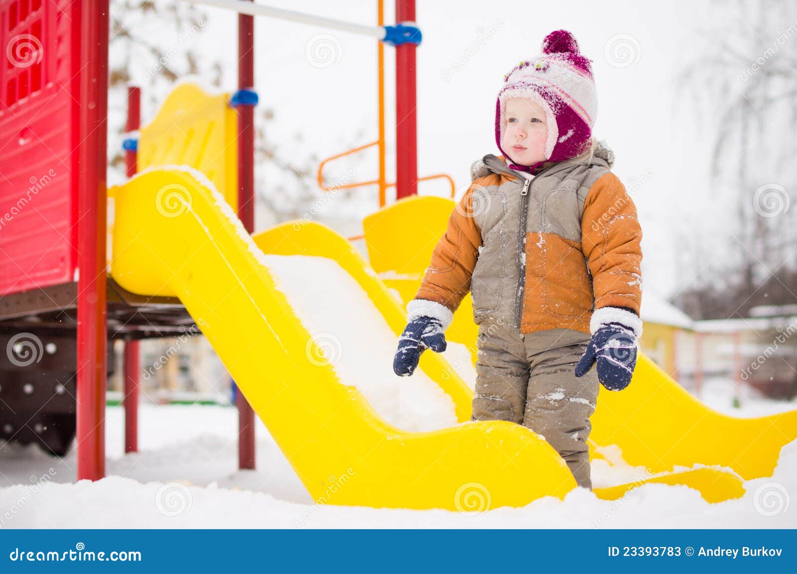 Baby slide from baby slide stock image. Image of daughter - 23393783