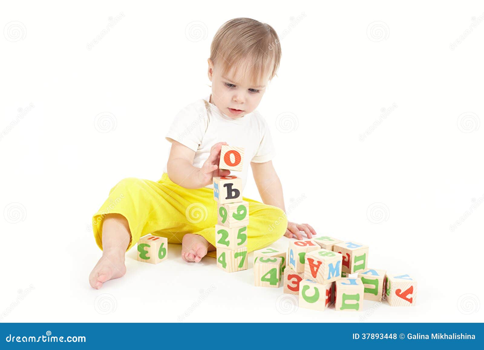 Baby stock photo. Image of isolated, attentive, education - 37893448
