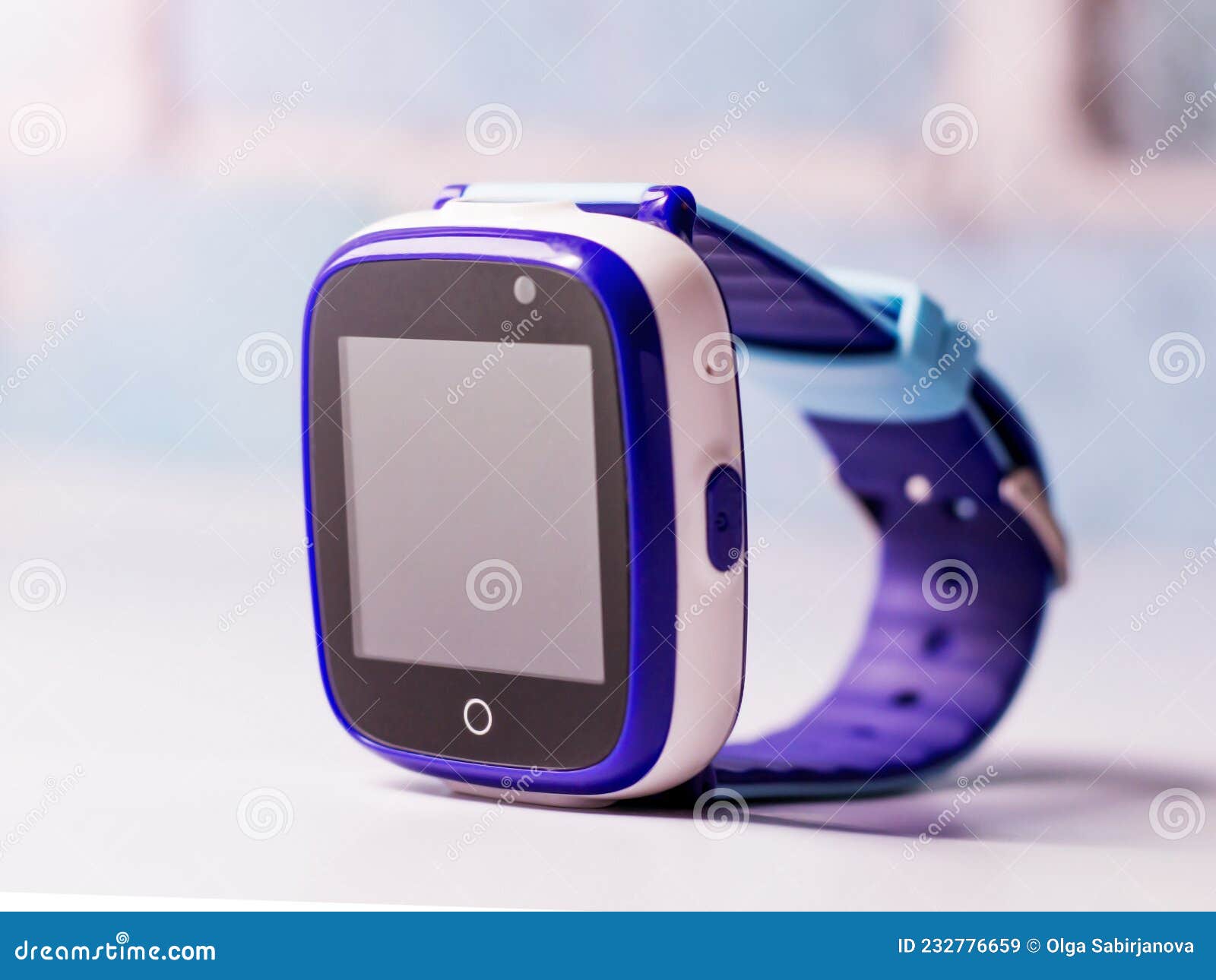 Baby Smart Watch for Baby Tracking Stock Image - Image of internet ...