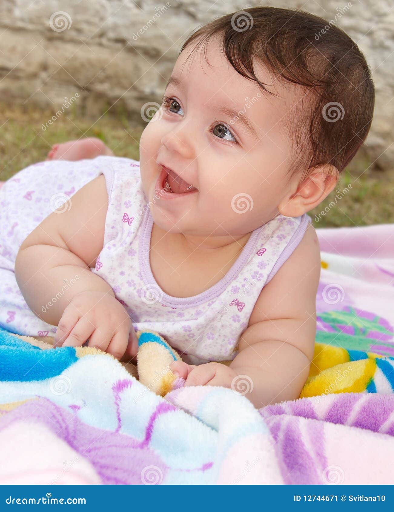 Baby smile stock image. Image of beauty, expression, face - 12744671