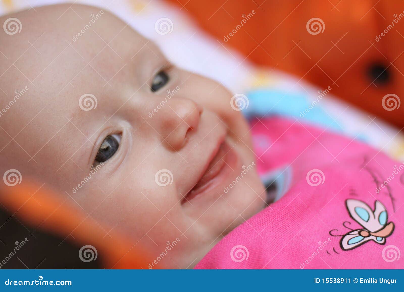Baby smile stock image. Image of innocence, expression - 15538911