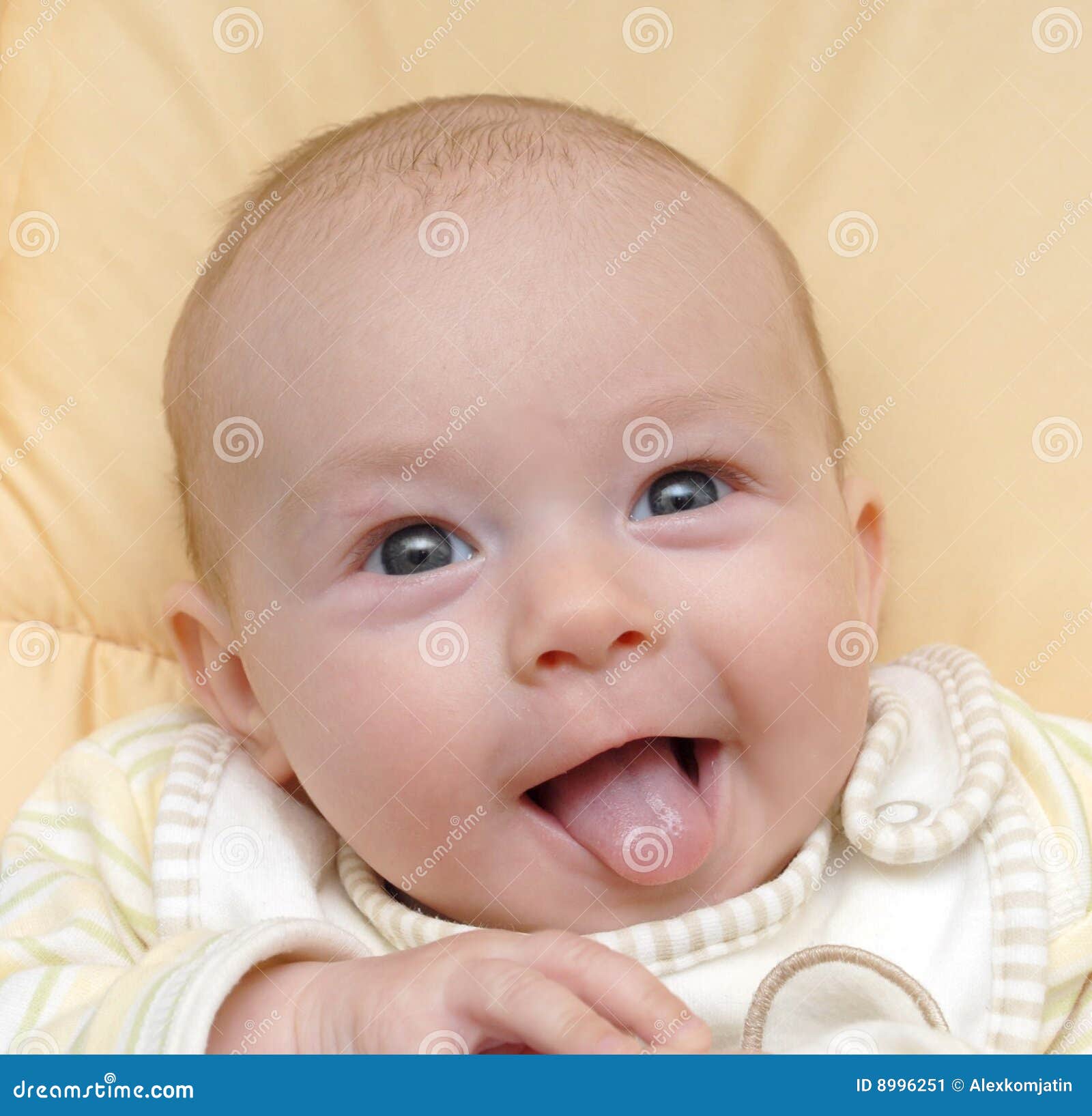 Baby smile stock image. Image of caucasian, closeup, child - 8996251