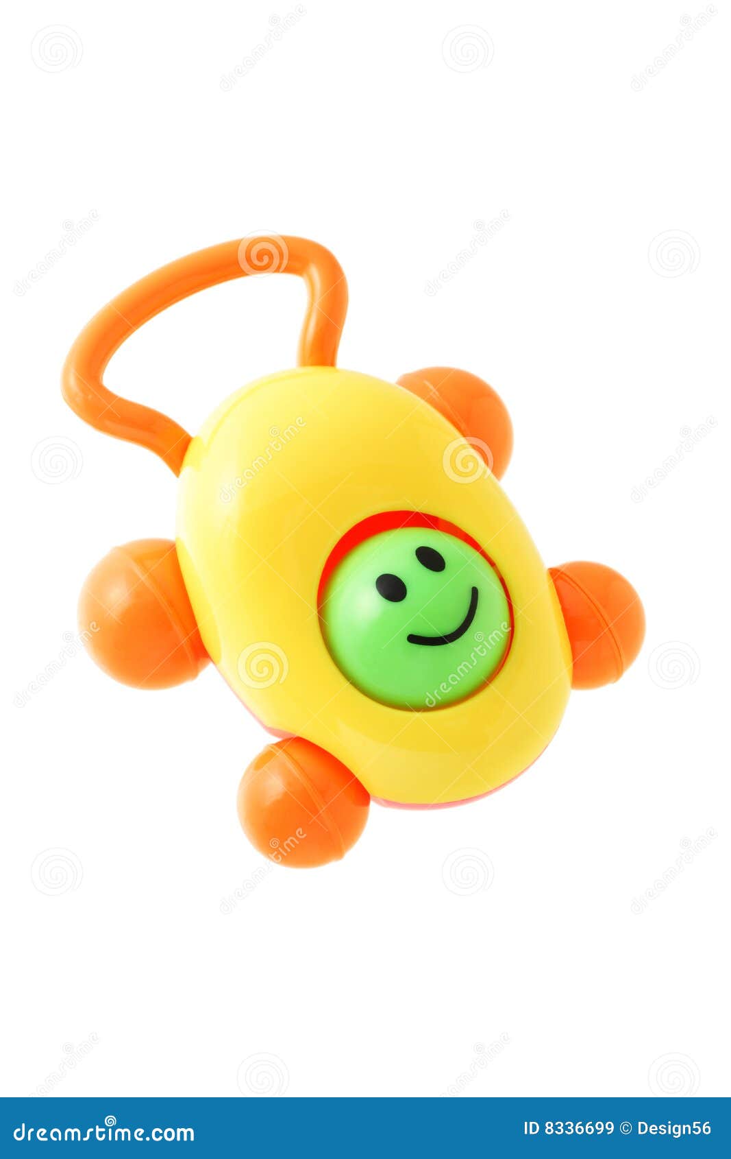 Baby smiley rattle stock image. Image of background, smiley - 8336699