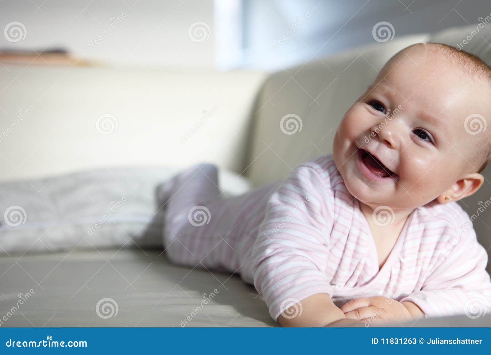 Baby smiling stock image. Image of closeup, eyes, looking - 11831263