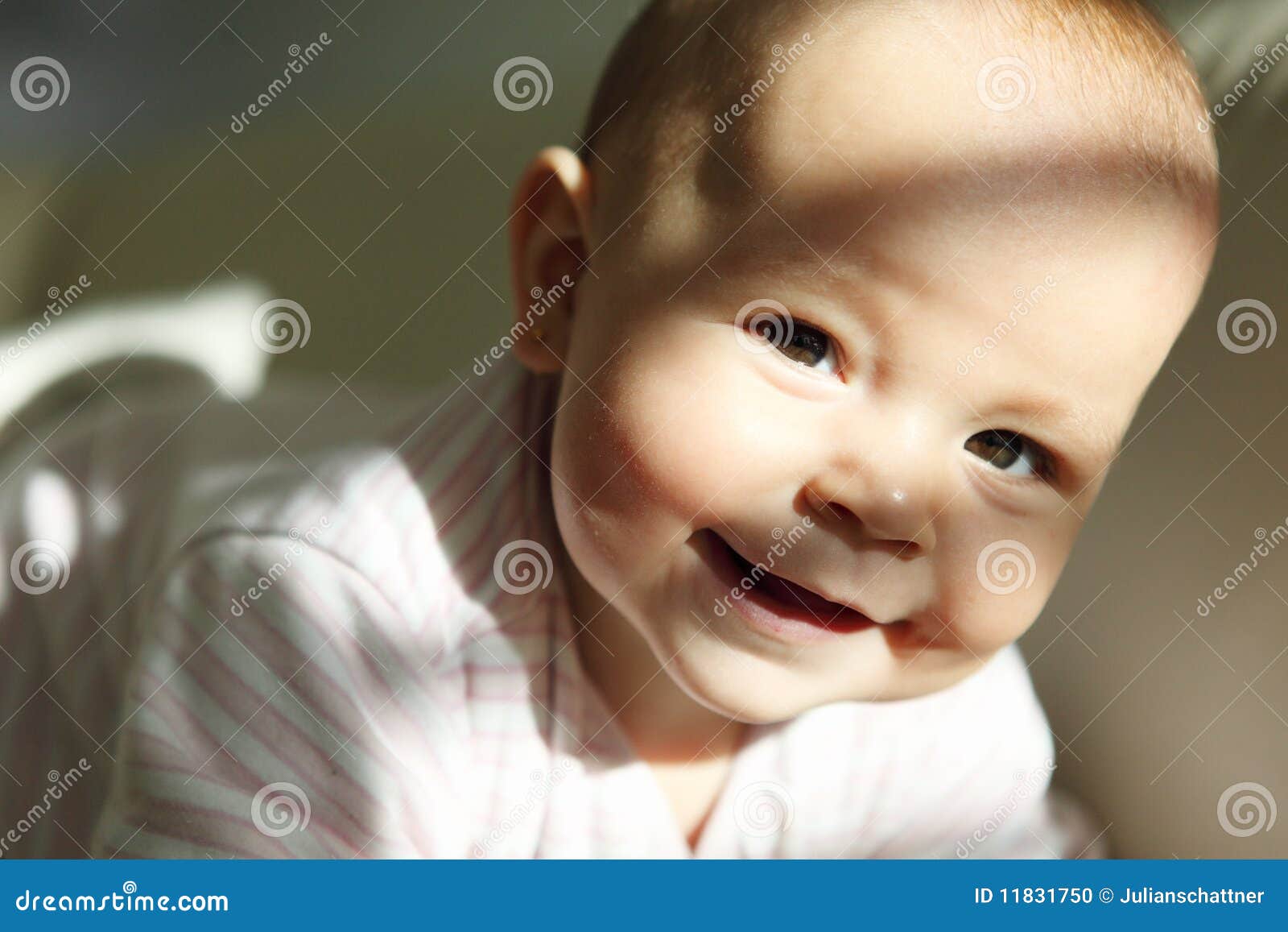 Baby smiling stock photo. Image of laughing, emotion - 11831750