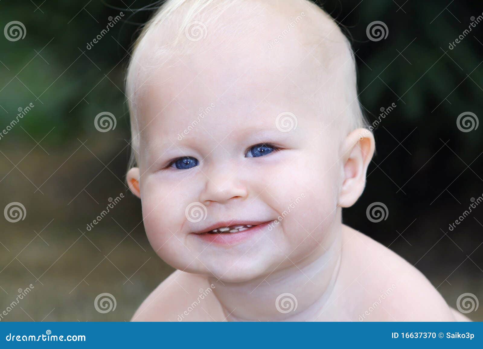 Baby smiling stock photo. Image of child, hair, caucasian - 16637370