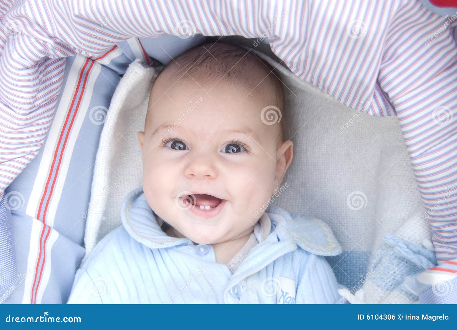 Baby smiling stock photo. Image of caucasian, young, human - 6104306
