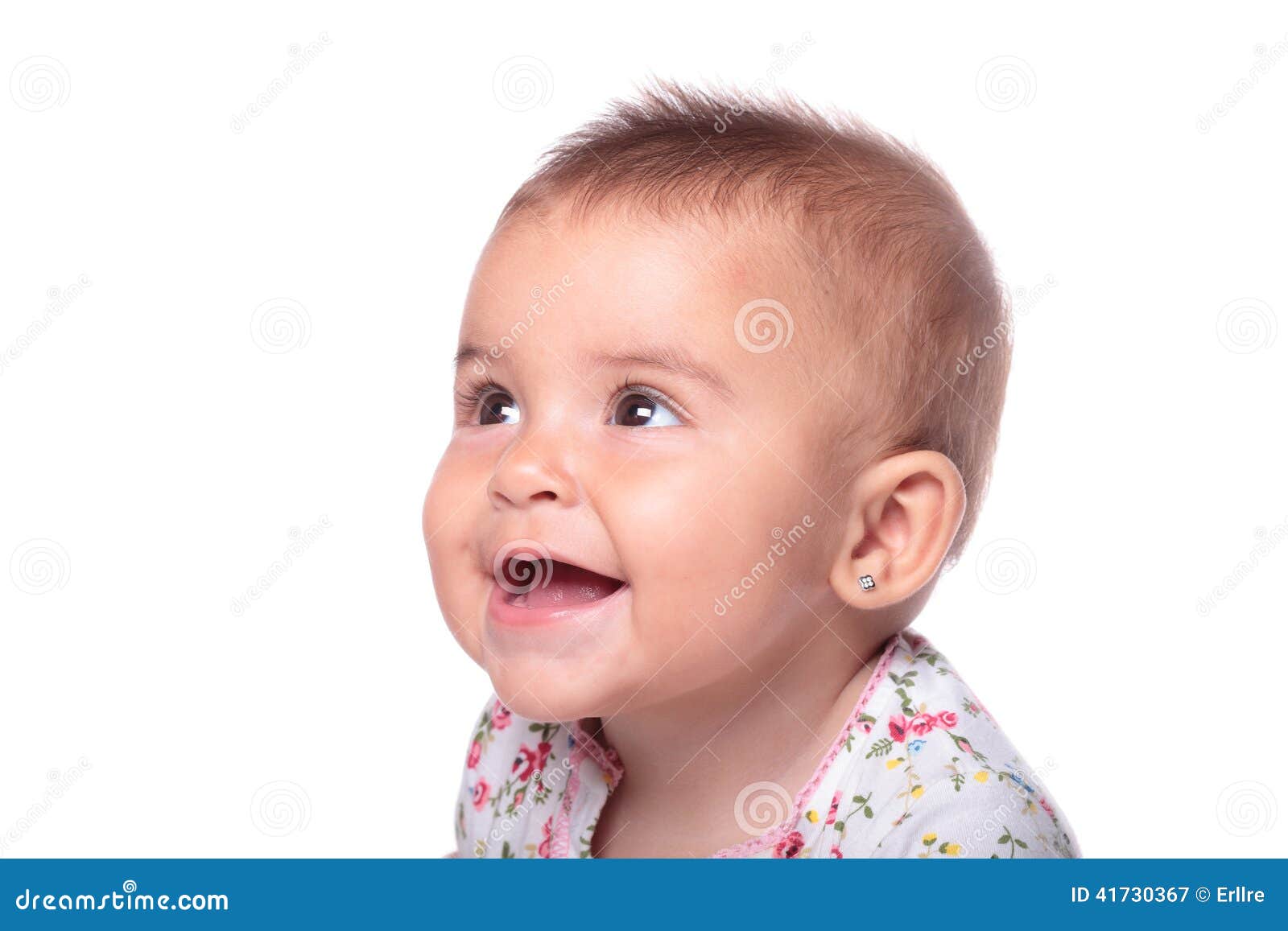 Baby smiling stock image. Image of adorable, isolated - 41730367