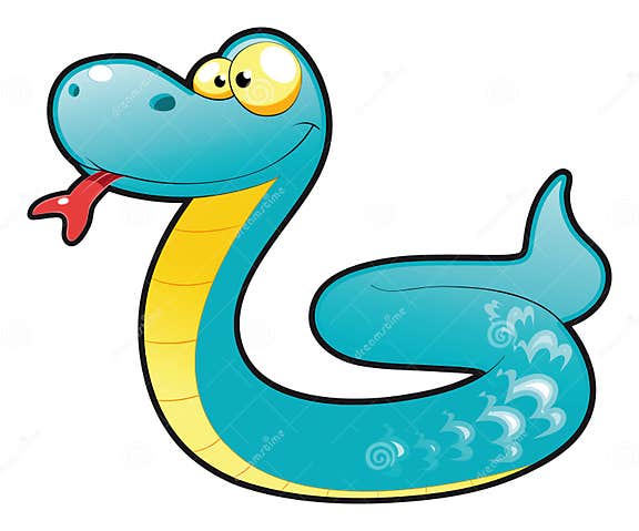 Baby Snake stock vector. Illustration of young, blue, childhood - 7113840