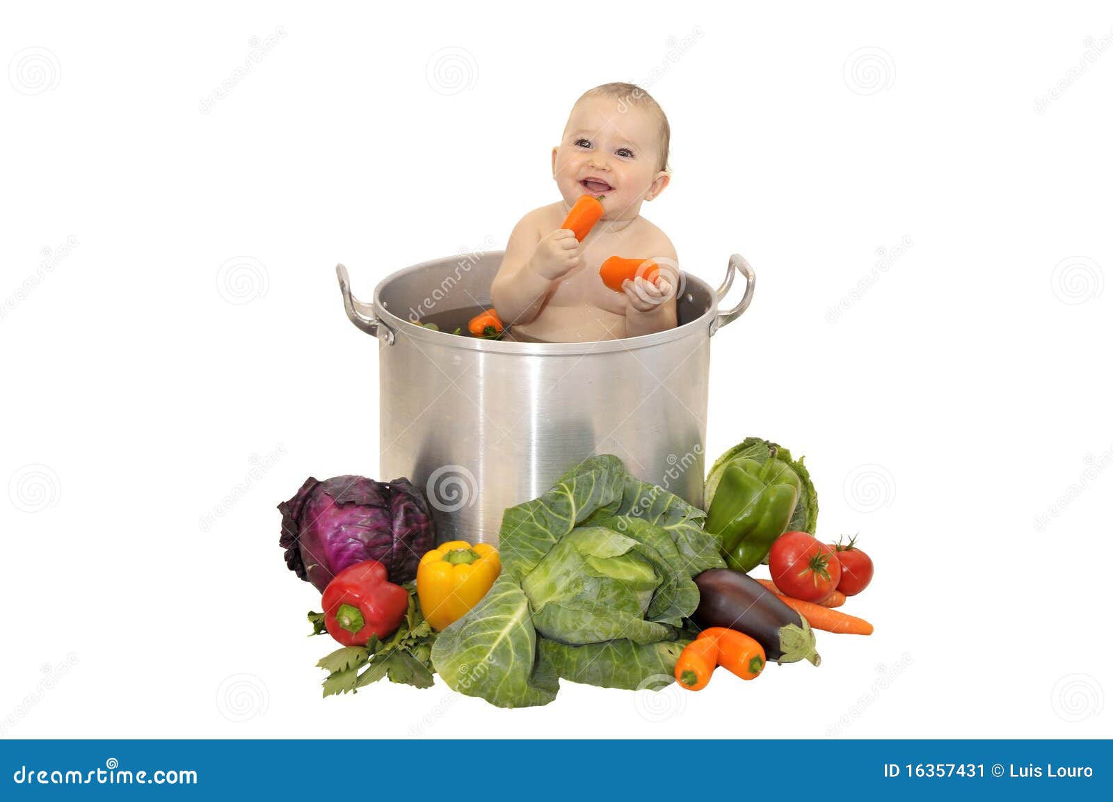 Baby soup stock image. Image of beauty, leaf, ingredients - 16357431