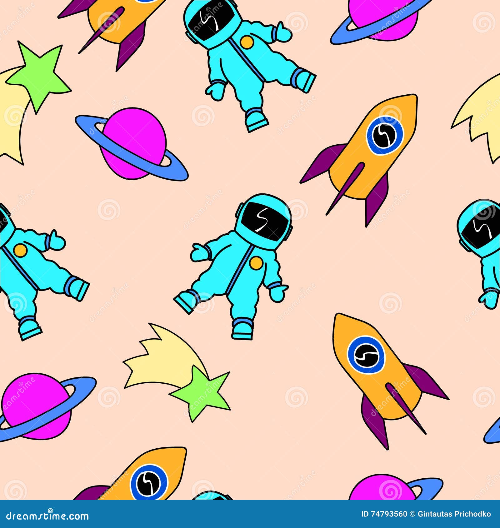 Baby space stock illustration. Illustration of star, science - 74793560