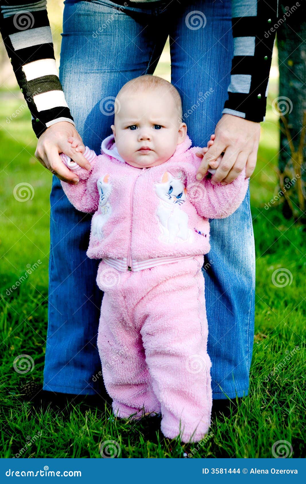 Baby standing stock photo. Image of females, beauty, outdoors - 3581444