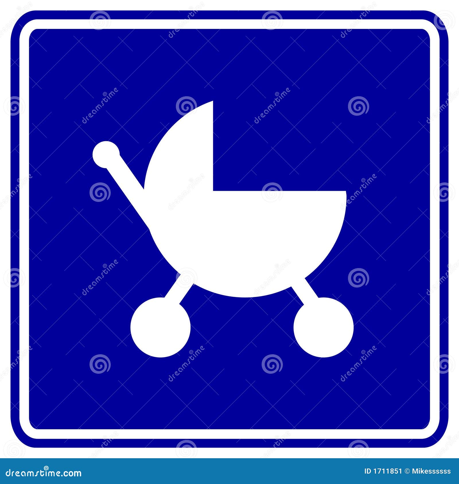 Baby Stroller Icon Vector | CartoonDealer.com #100254681