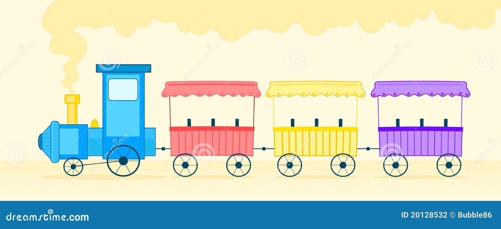 Baby-style train stock illustration. Illustration of cartoon - 20128532