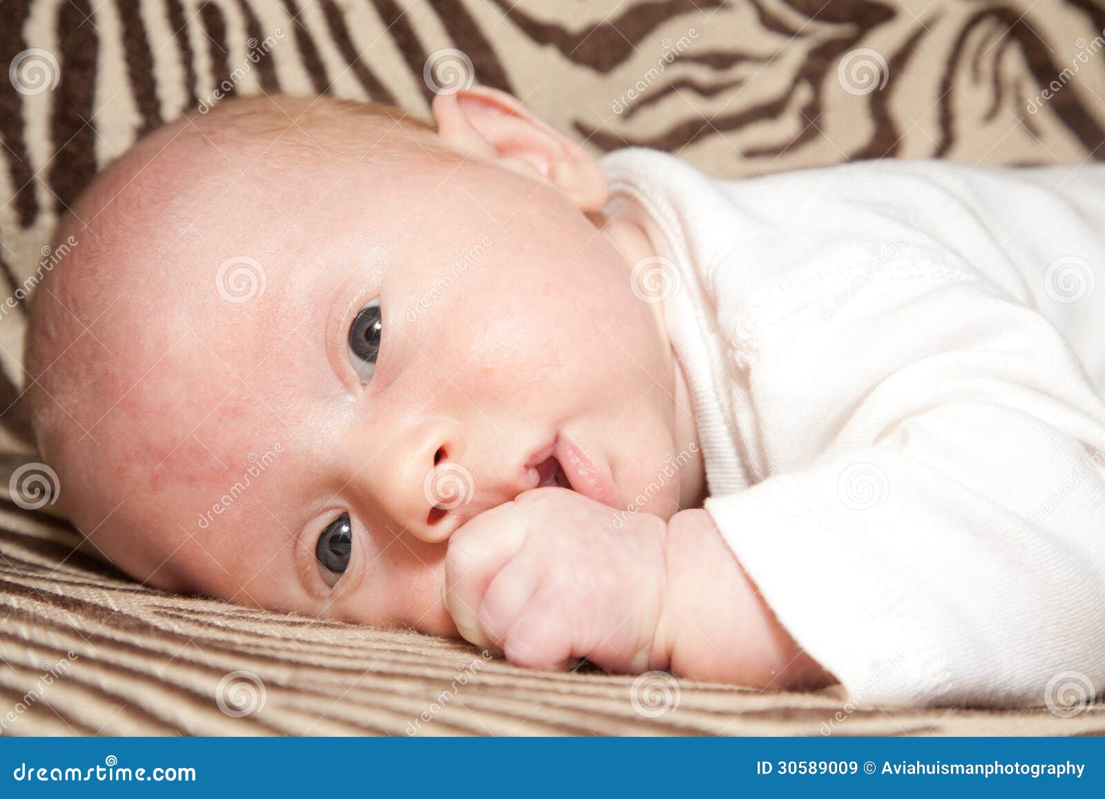 Baby Sucking Thumb stock image. Image of calm, girl, health - 30589009