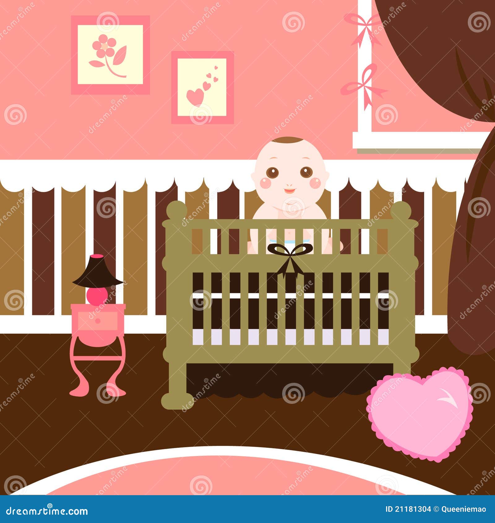Baby Sweet Room stock vector. Illustration of cute, baby - 21181304