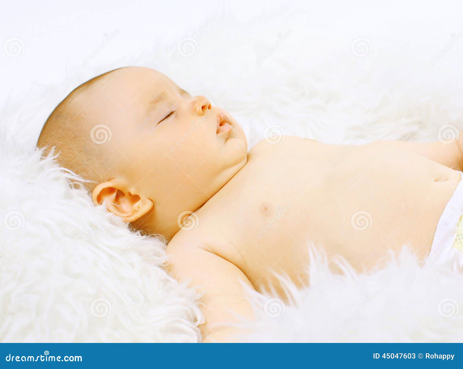 Baby sweet sleep stock image. Image of girl, bedroom - 45047603