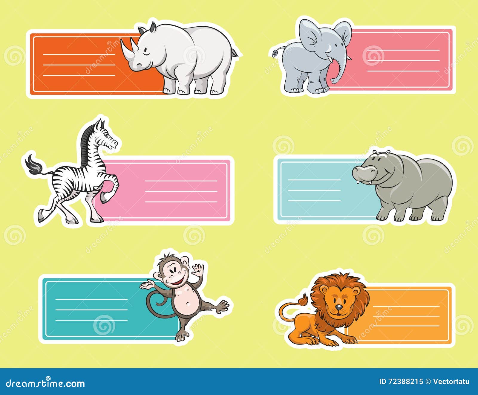 Baby Tags / Banners Cartoon Vector | CartoonDealer.com #12531511
