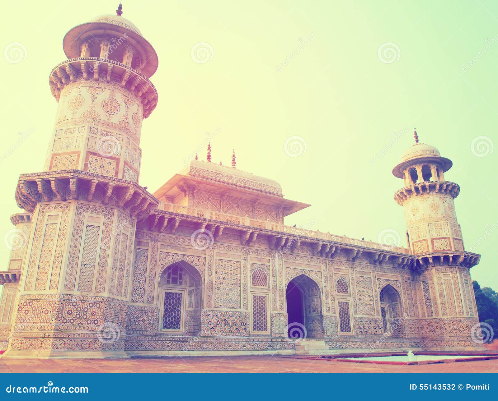 Baby Taj vintage image stock photo. Image of sandstone - 55143532