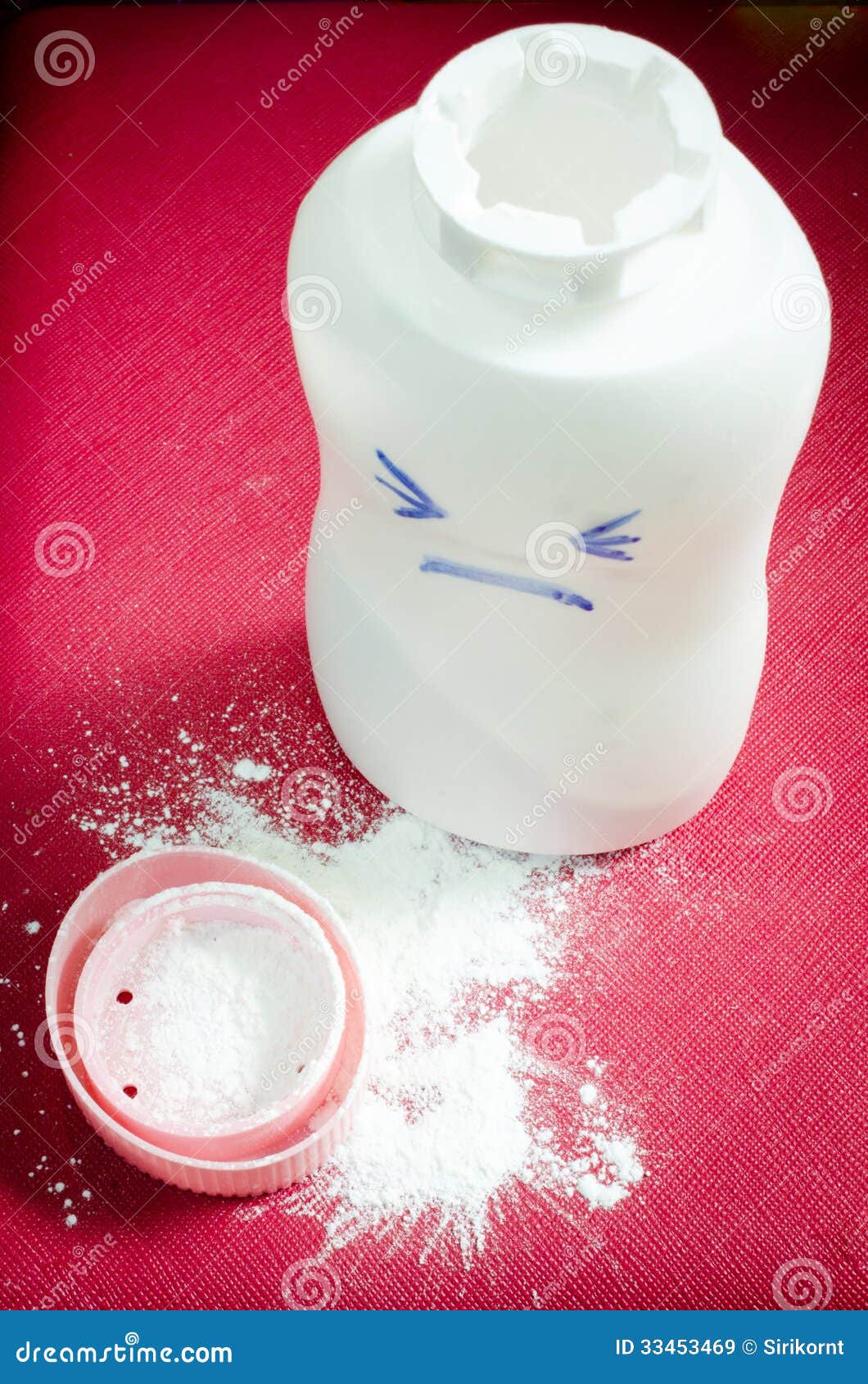 Baby Talcum Powder Container. Stock Image - Image of care, child: 33453469