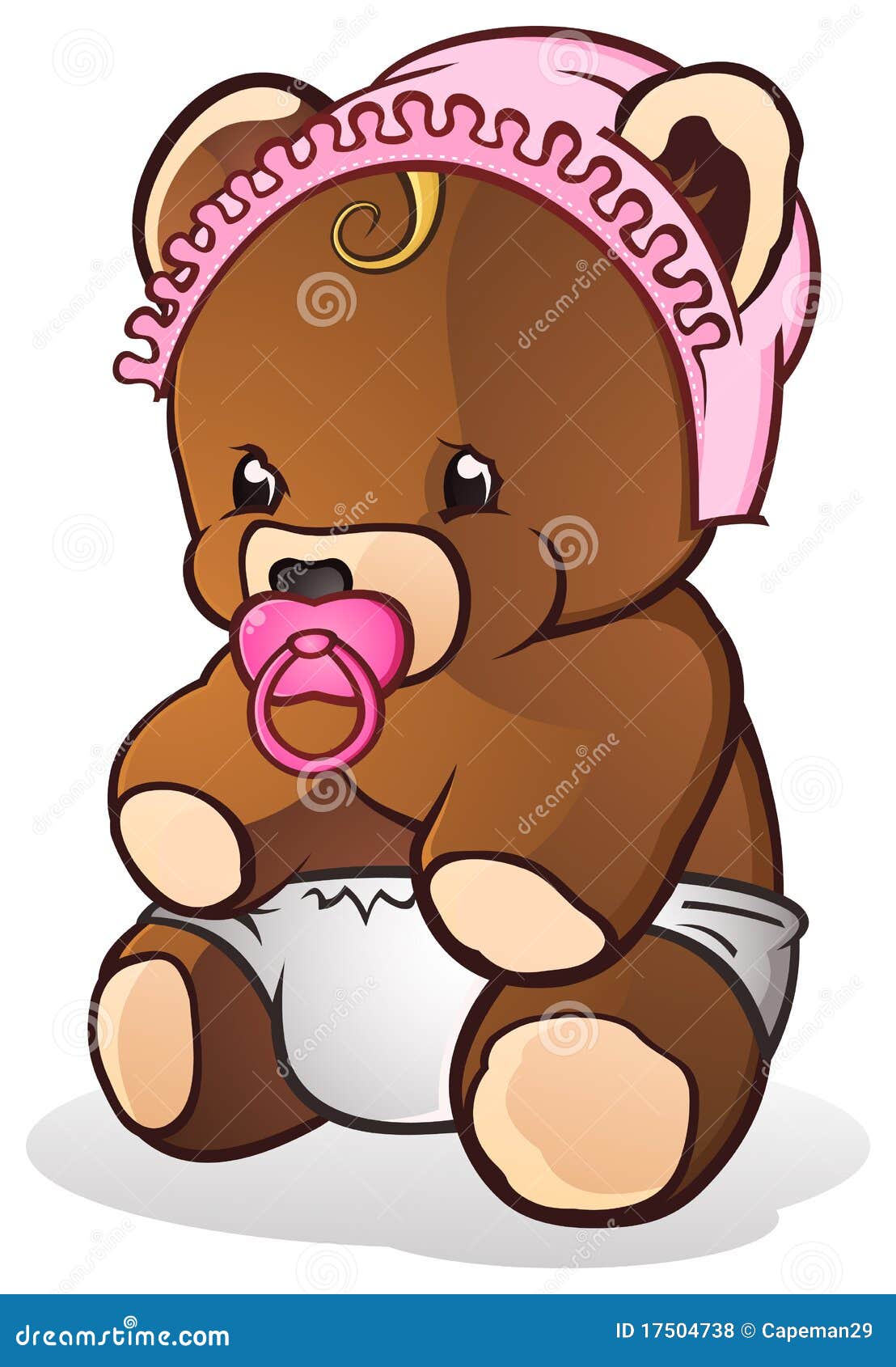 Baby Boy Teddy Bear Vector Illustration | CartoonDealer.com #30670130
