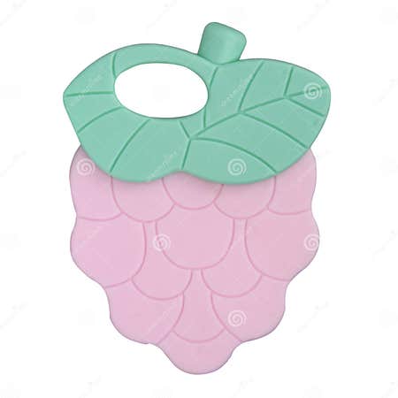 Baby Teether for Chewing Isolated on the White Background Stock Photo ...