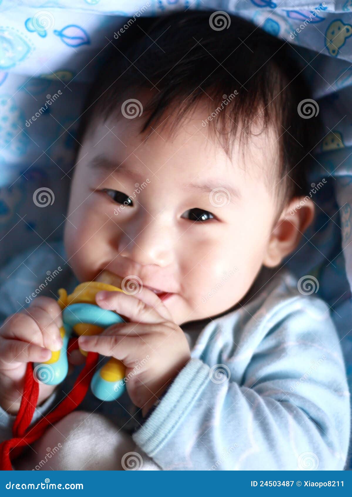 Baby teething stock image. Image of mouth, love, beauty - 24503487
