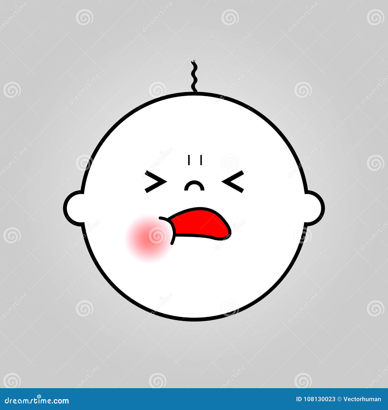 Toothache Boy Vector | CartoonDealer.com #94661378