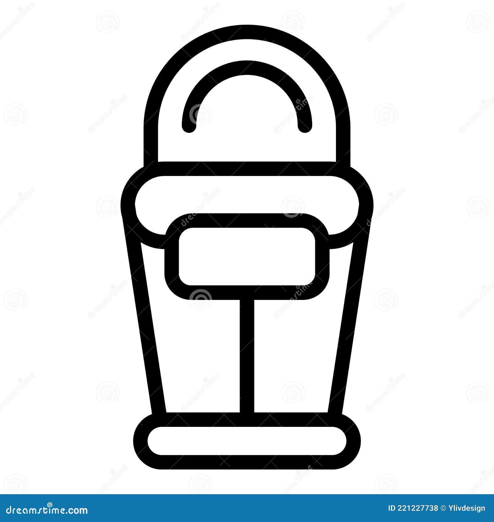 Baby Towel Icon, Outline Style Stock Vector - Illustration of ...