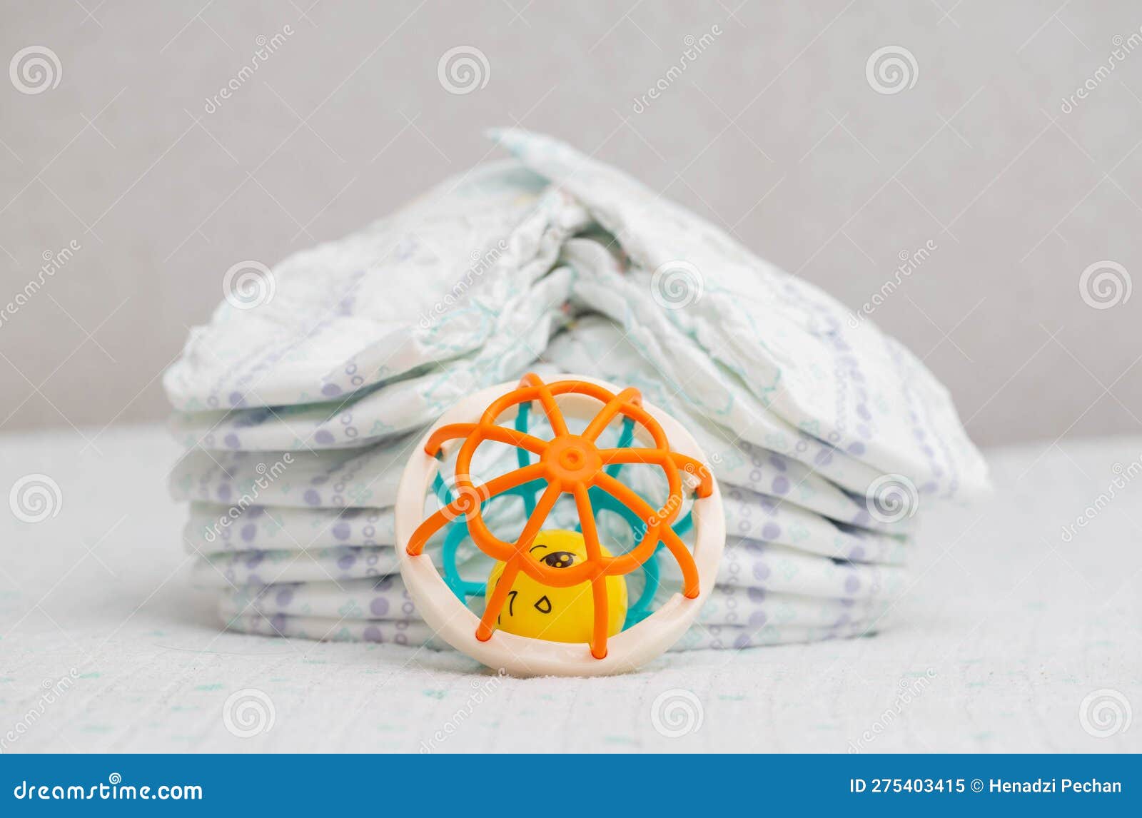 Stack Of Diapers Royalty-Free Stock Photography | CartoonDealer.com ...