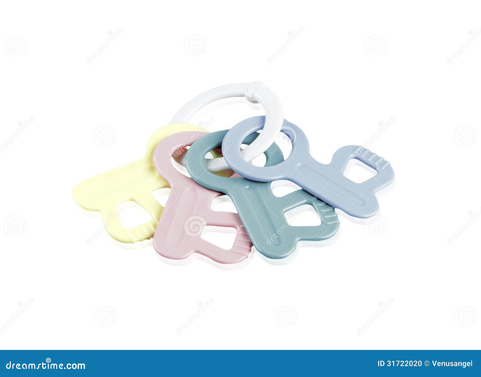 Baby Toy for Teething, Keys on the Ring Stock Photo - Image of keys ...