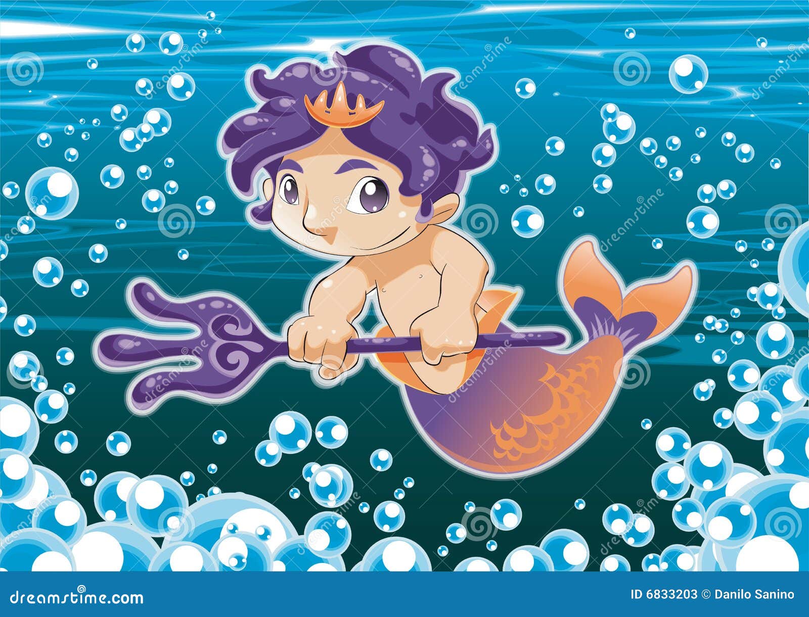 Triton Cartoons, Illustrations & Vector Stock Images - 2022 Pictures to ...