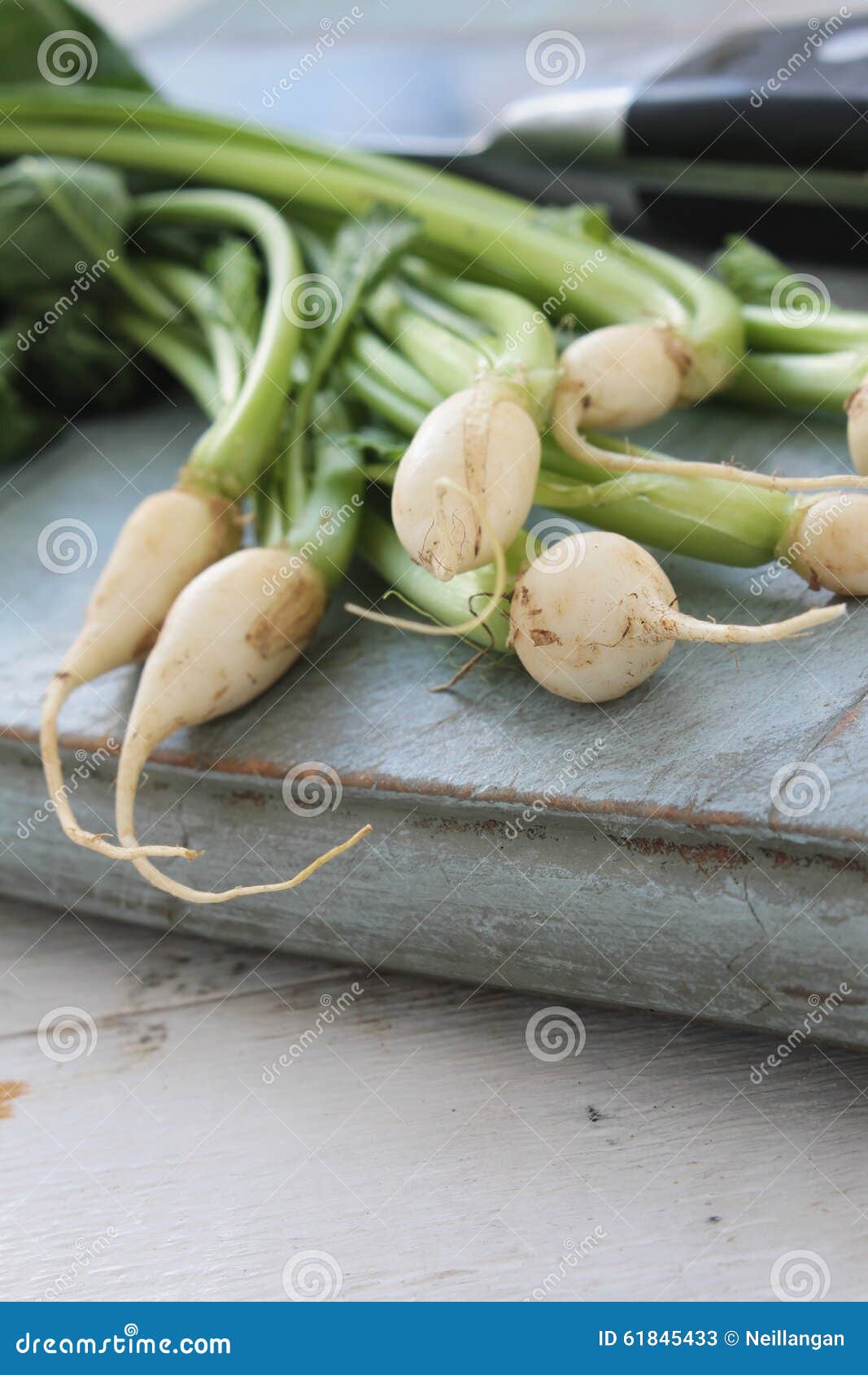 Baby Turnips on Wooden Board Stock Image - Image of autumn, meal: 61845433
