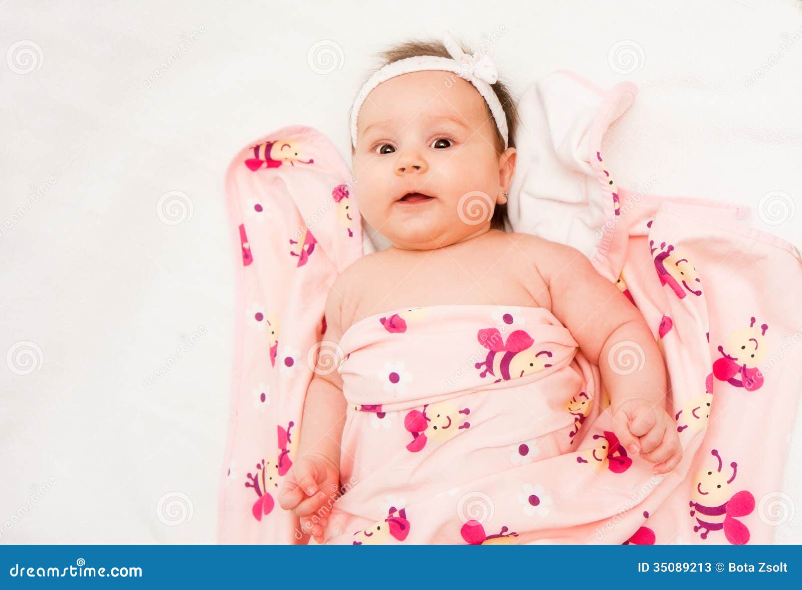 Baby under sheet stock image. Image of look, beauty, kids - 35089213