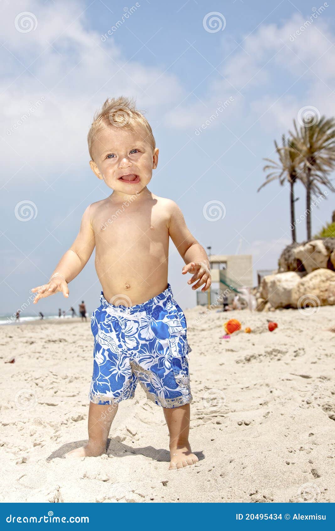 Baby on vacation stock photo. Image of child, cute, cheerful - 20495434