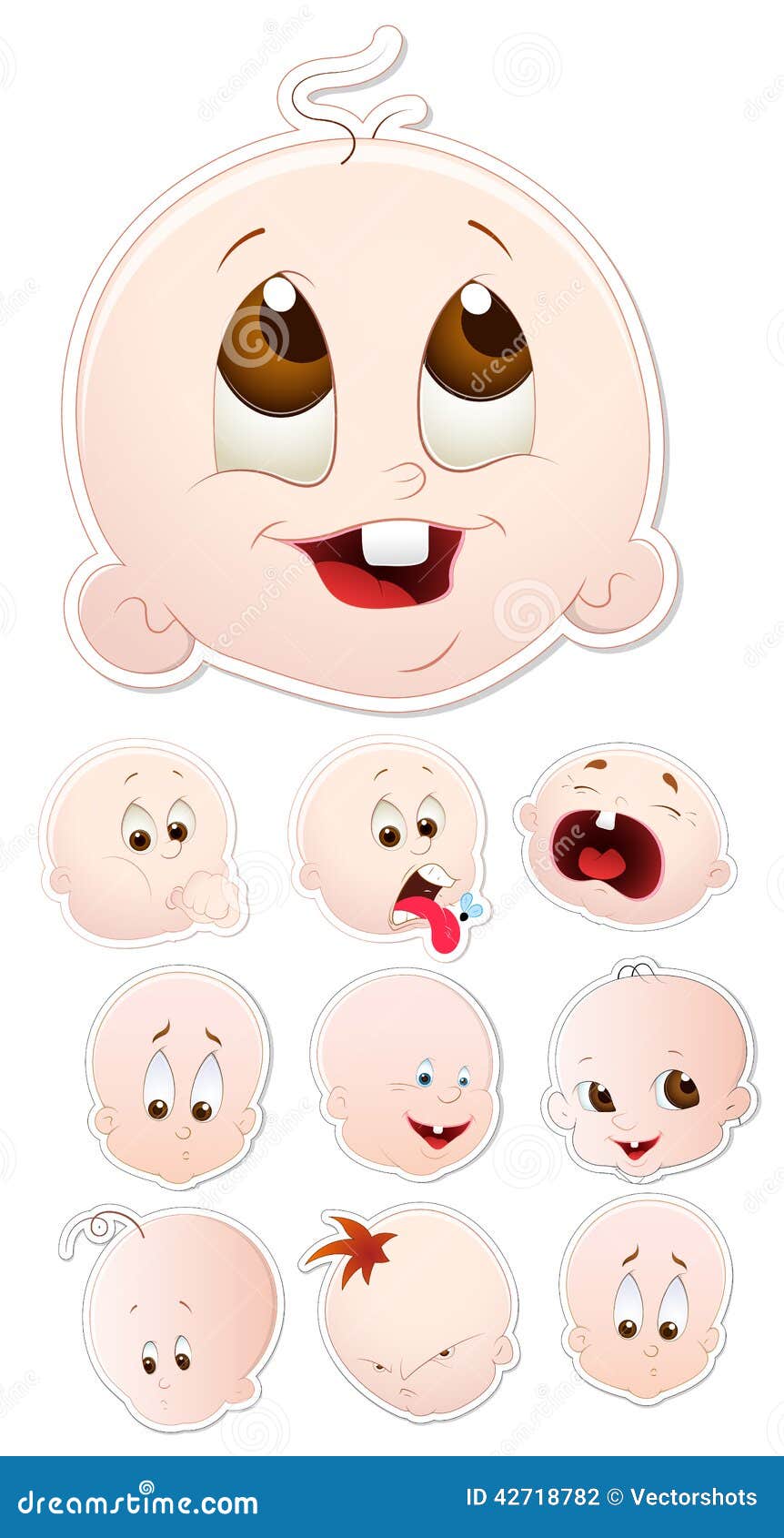 Baby Vectors stock illustration. Illustration of smiling - 42718782