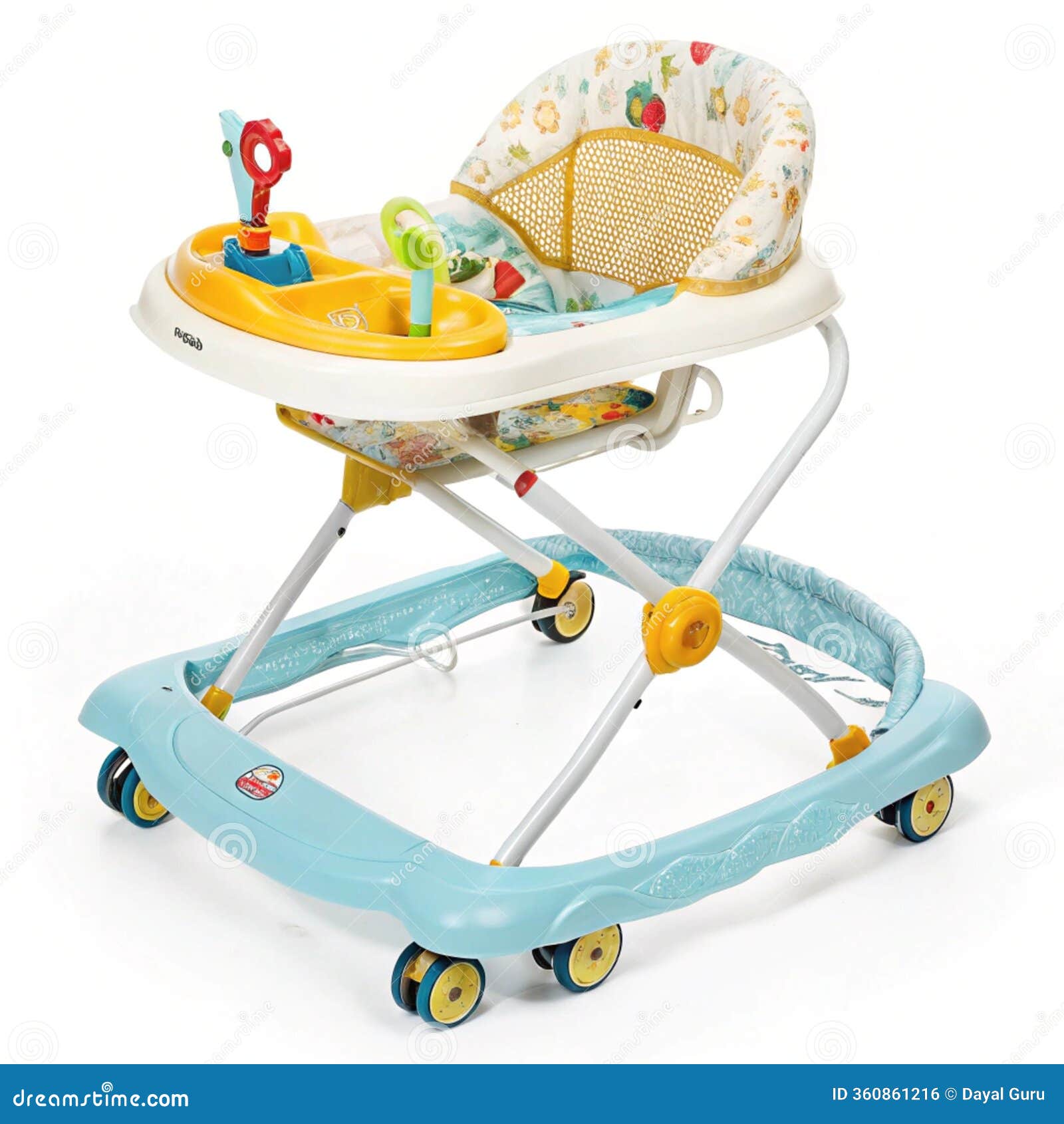 Baby Walker With Background Royalty-Free Stock Image | CartoonDealer ...