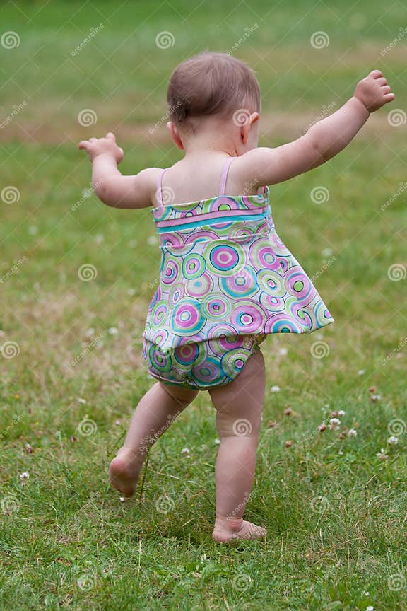 Baby walking stock photo. Image of learning, practice - 15111282