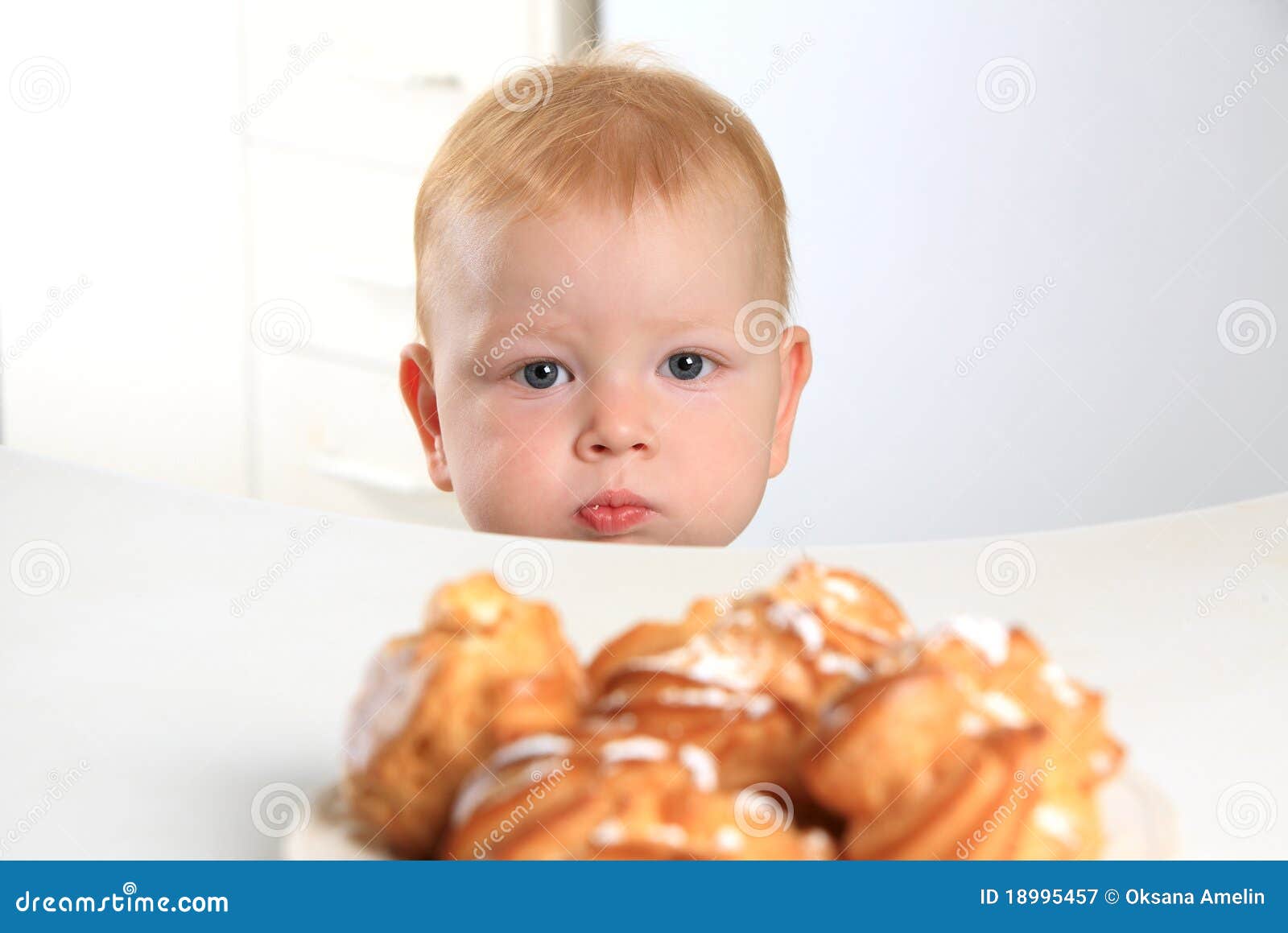 Baby wants cake stock image. Image of studio, cute, caucasian - 18995457