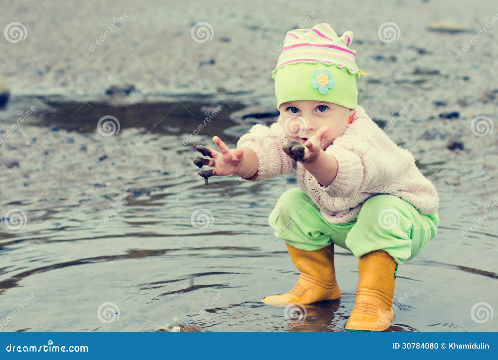 Baby washes stock photo. Image of hand, leisure, outdoor - 30784080