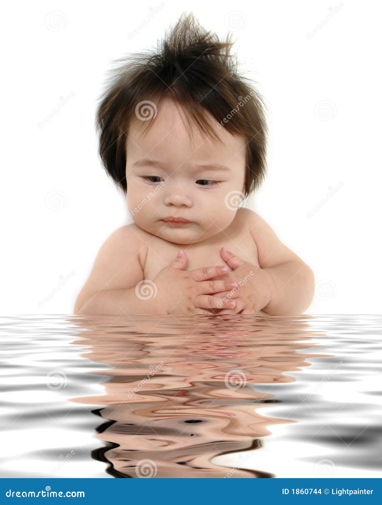 Baby in water stock photo. Image of pool, swimming, aged - 1860744
