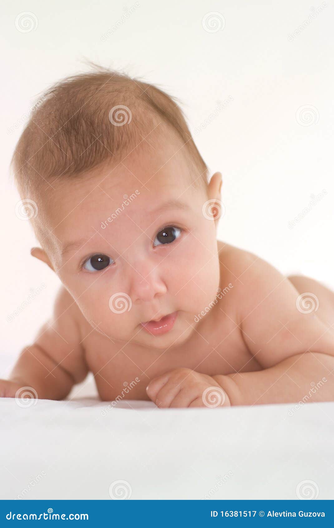 Baby on a white stock image. Image of love, grandson - 16381517