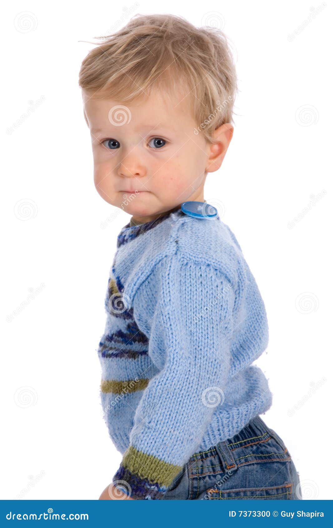 Baby on white background stock photo. Image of caucasian - 7373300