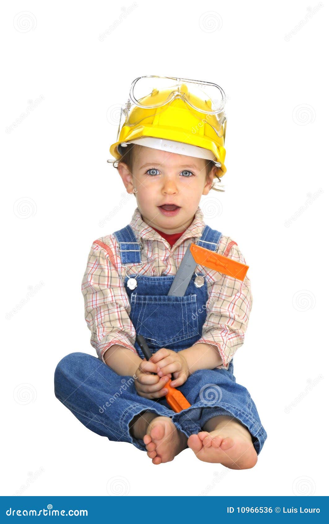 Baby worker stock photo. Image of making, jeans, business - 10966536