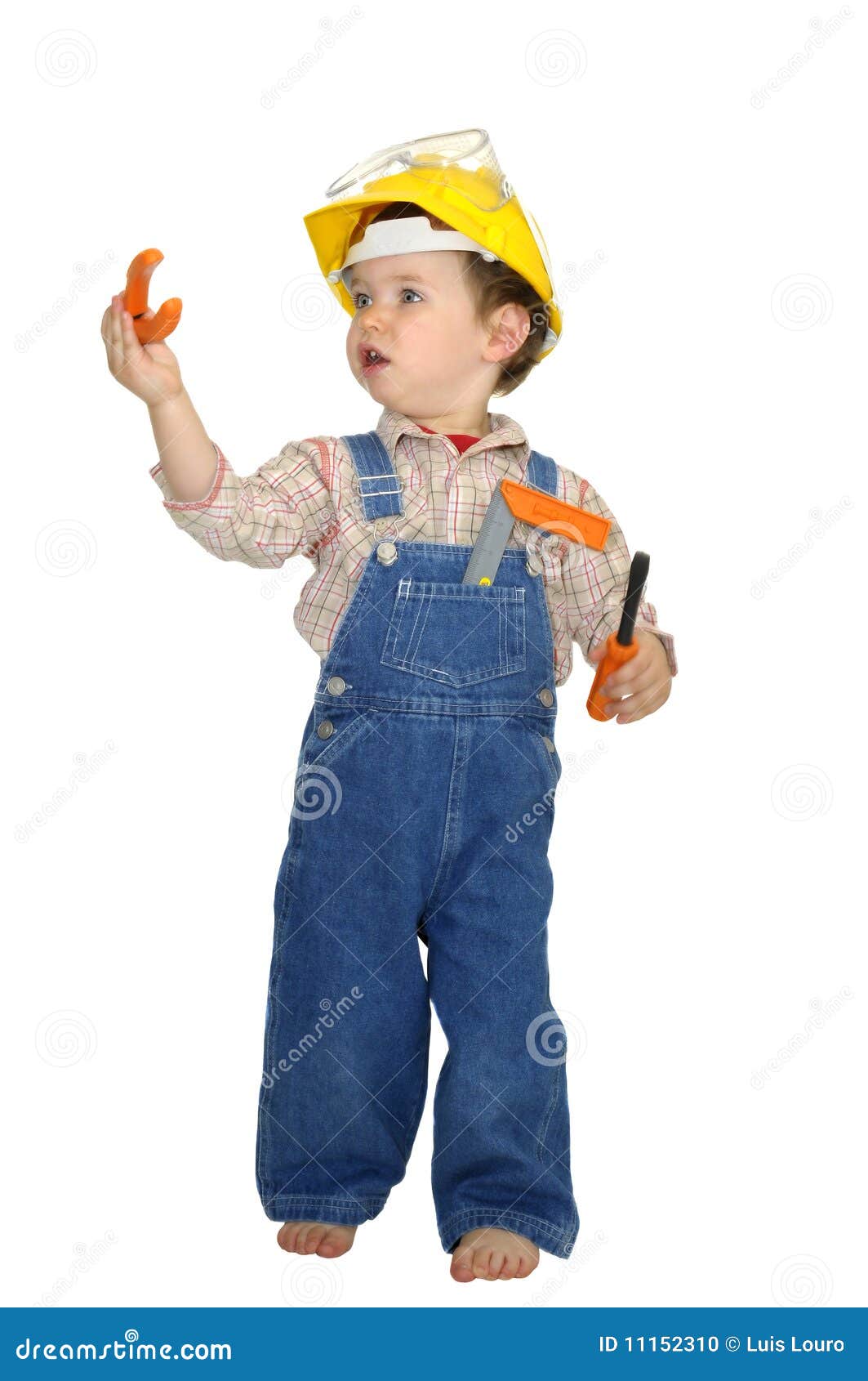 Baby worker stock photo. Image of foreman, carpenter - 11152310