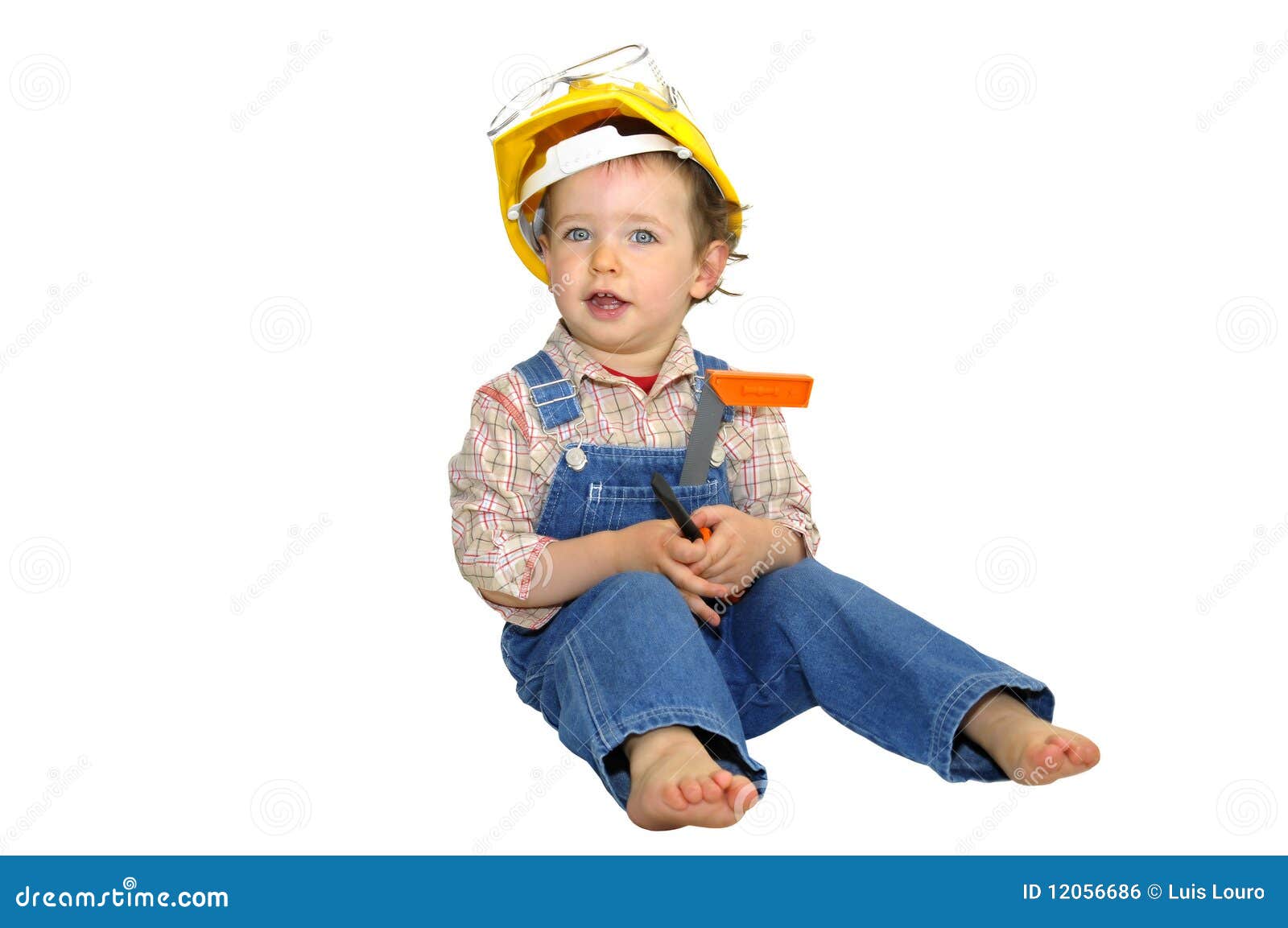 Baby worker stock photo. Image of industrial, home, plumber - 12056686