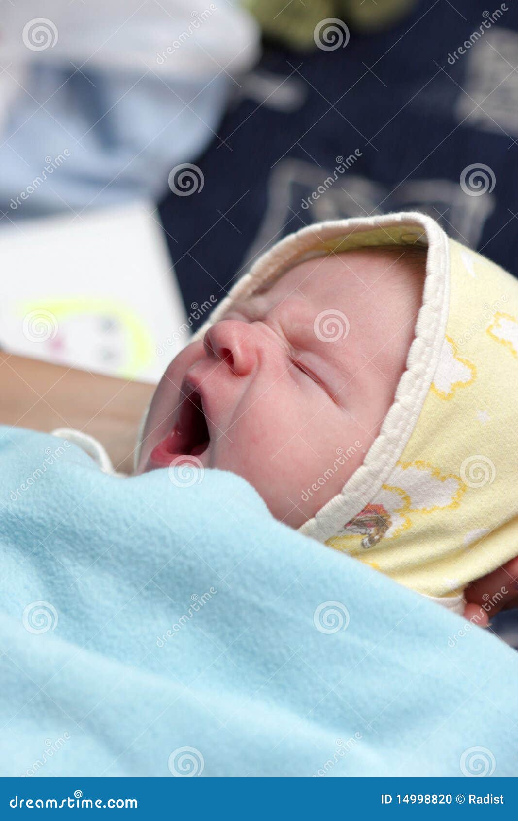 Baby Yawning stock photo. Image of human, caucasian, child - 14998820