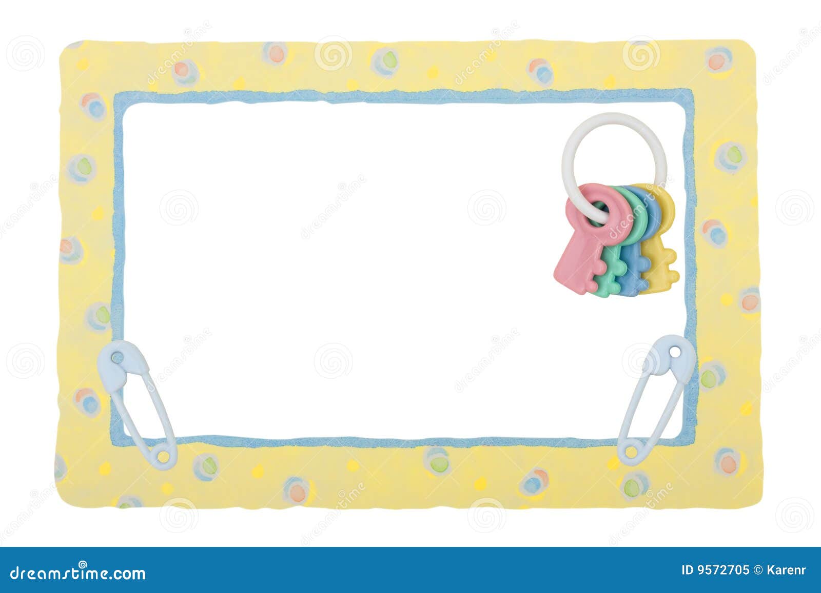 Baby Yellow Patterned Border Royalty-Free Stock Photography ...